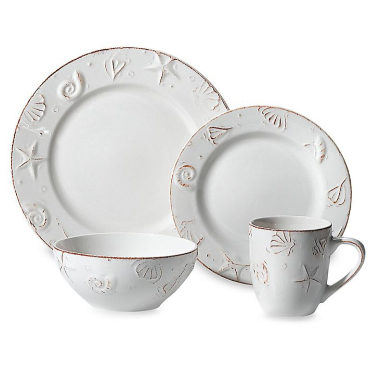 Like New/Unboxed- Thomson Pottery 16-Piece Hampton Dinnerware Set (Ivo ...
